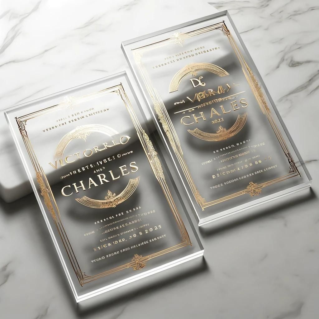 DIY Acrylic Wedding Invitations: The Perfect Touch for Your Special Day ...