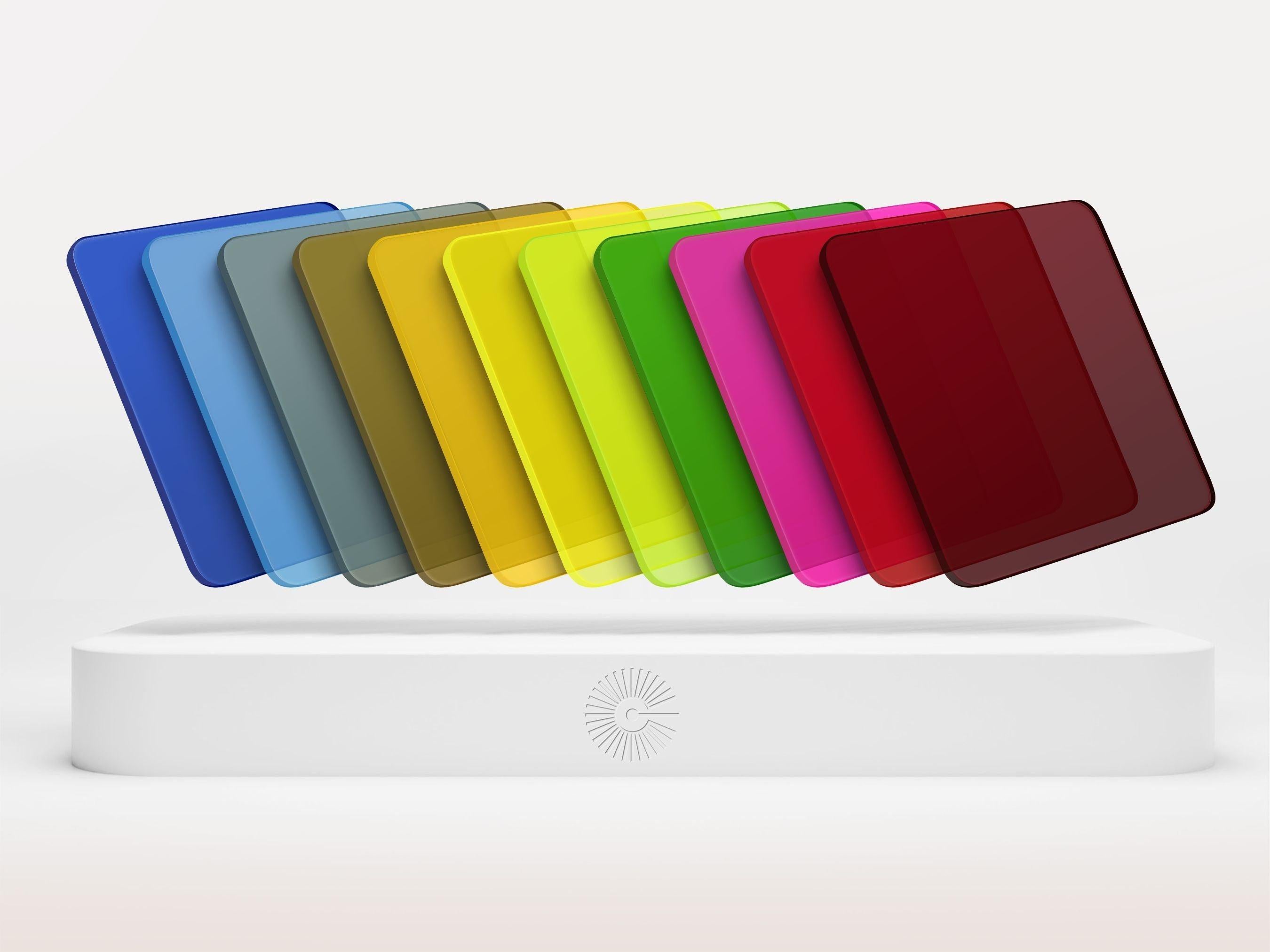 Clear Colour Acrylic Sheets – COHn Acrylics